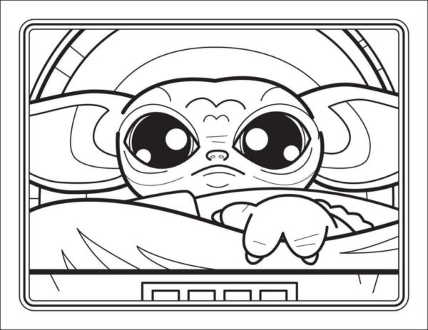 Grogu Coloring Pages