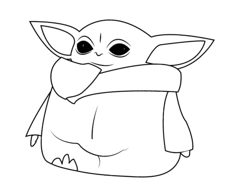 Grogu Coloring Pages