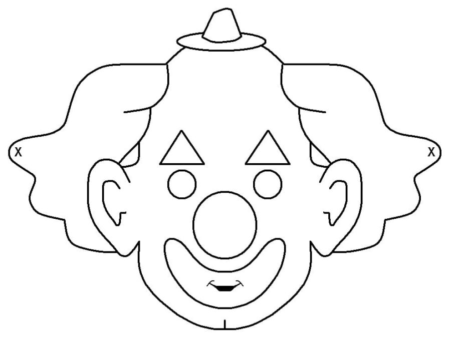 Dibujos de Máscaras de Halloween para Colorear