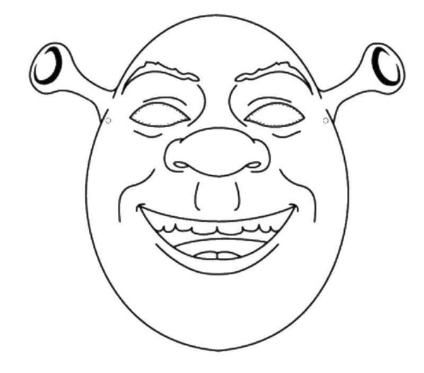 Dibujos de Máscaras de Halloween para Colorear