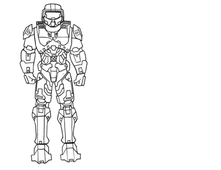 Halo Coloring Pages | 100 Pictures Free Printable