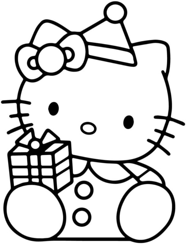 Dibujos de Hello Kitty para Colorear