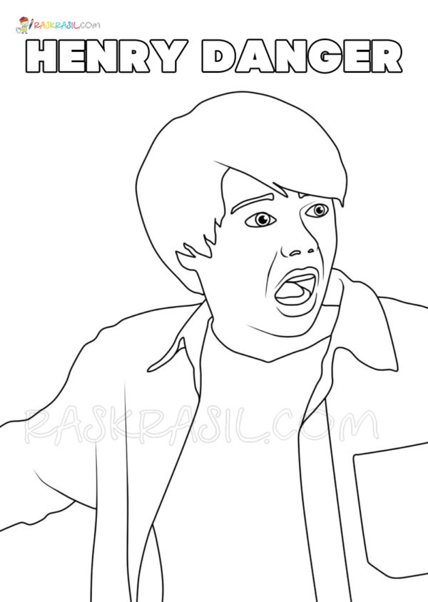 Henry Danger Coloring Pages | New Images Free Printable