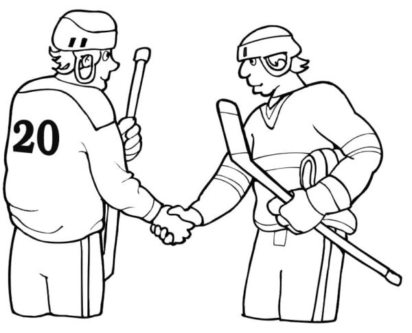 Hockey Coloring Pages | 100 Pictures Free Printable