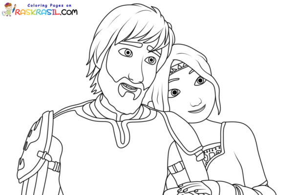 Disegni di Dragon Trainer da colorare - 50 immagini da stampare