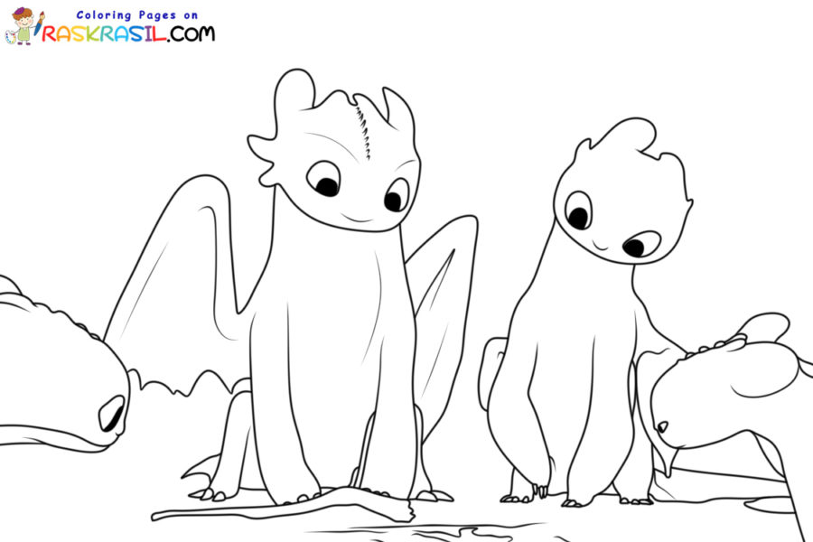 How to Train Your Dragon Coloring Pages