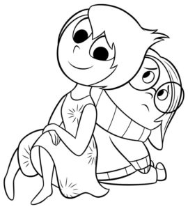 Dibujos de Inside out (Del Revés) para Colorear