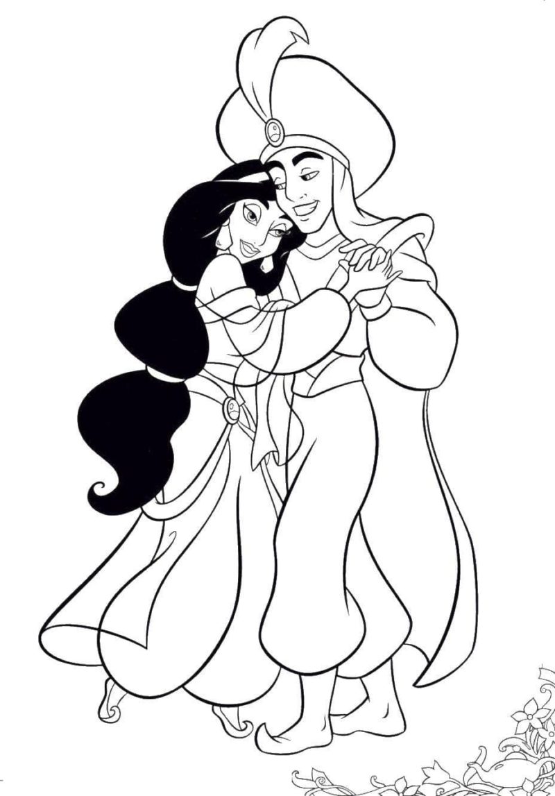 Dibujos de Jazmín para Colorear