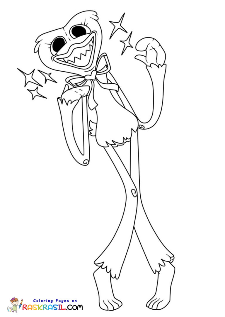 Kissy Missy Coloring Pages