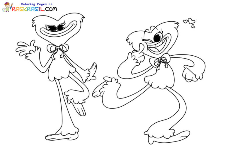 Kissy Missy Coloring Pages