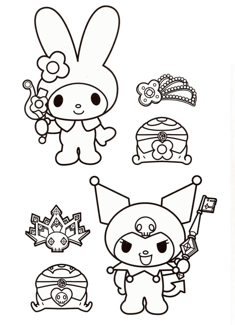 Kuromi Coloring Pages | Free Printables