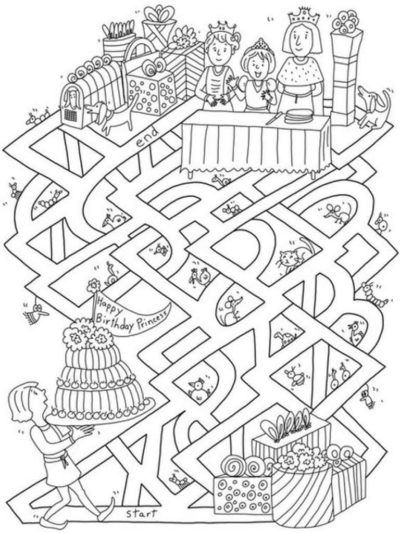 Disegni Labirinto da Colorare
