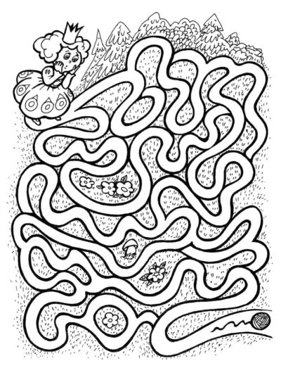 Disegni Labirinto da Colorare