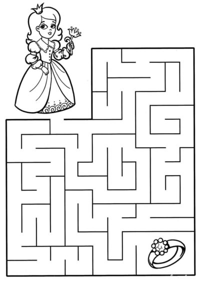 Disegni Labirinto da Colorare