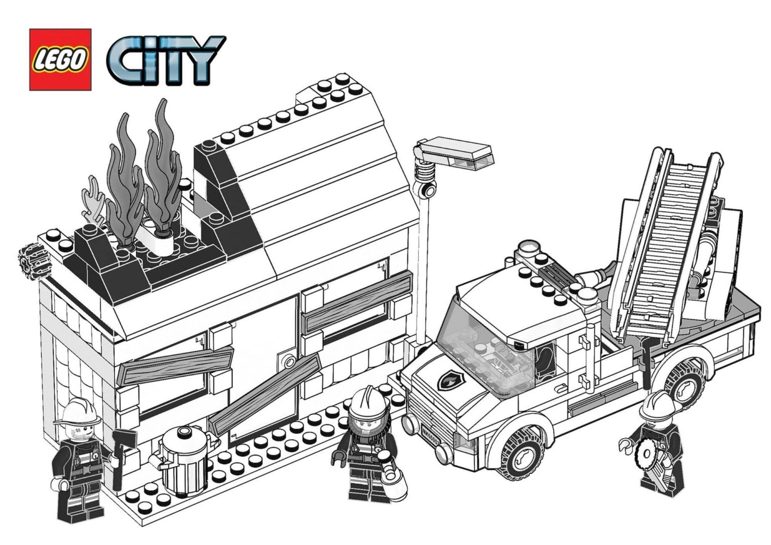 Lego City Coloring Pages | 60 Pictures Free Printable