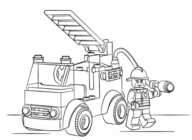 Lego City Coloring Pages | 60 Pictures Free Printable