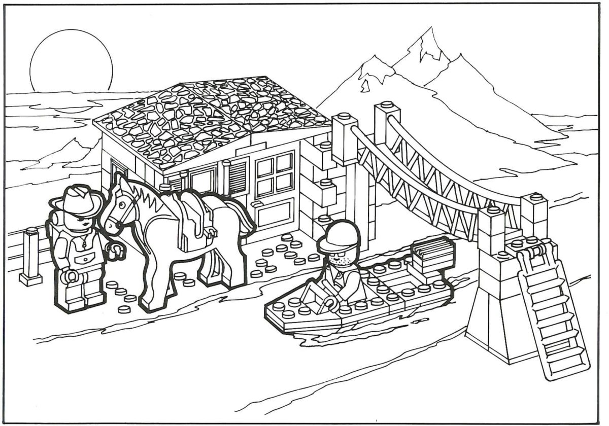 Lego City Coloring Pages | 60 Pictures Free Printable