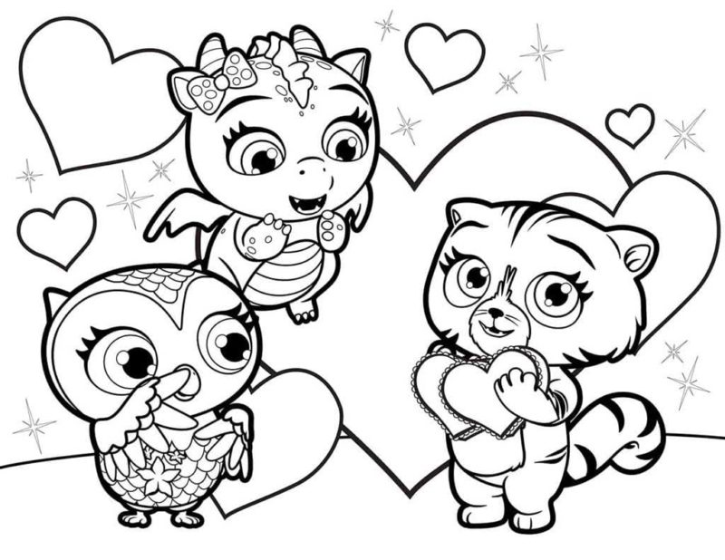 Little Charmers Coloring Pages | 45 Pictures Free Printable