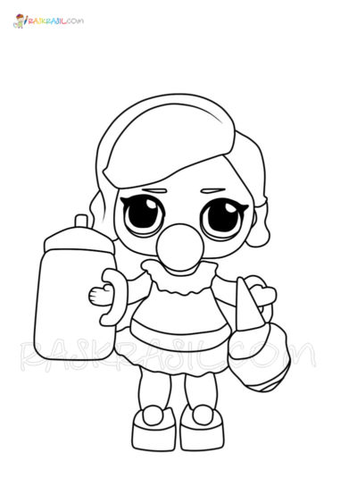 LOL Christmas Coloring Pages | Free Printable of Christmas Dolls