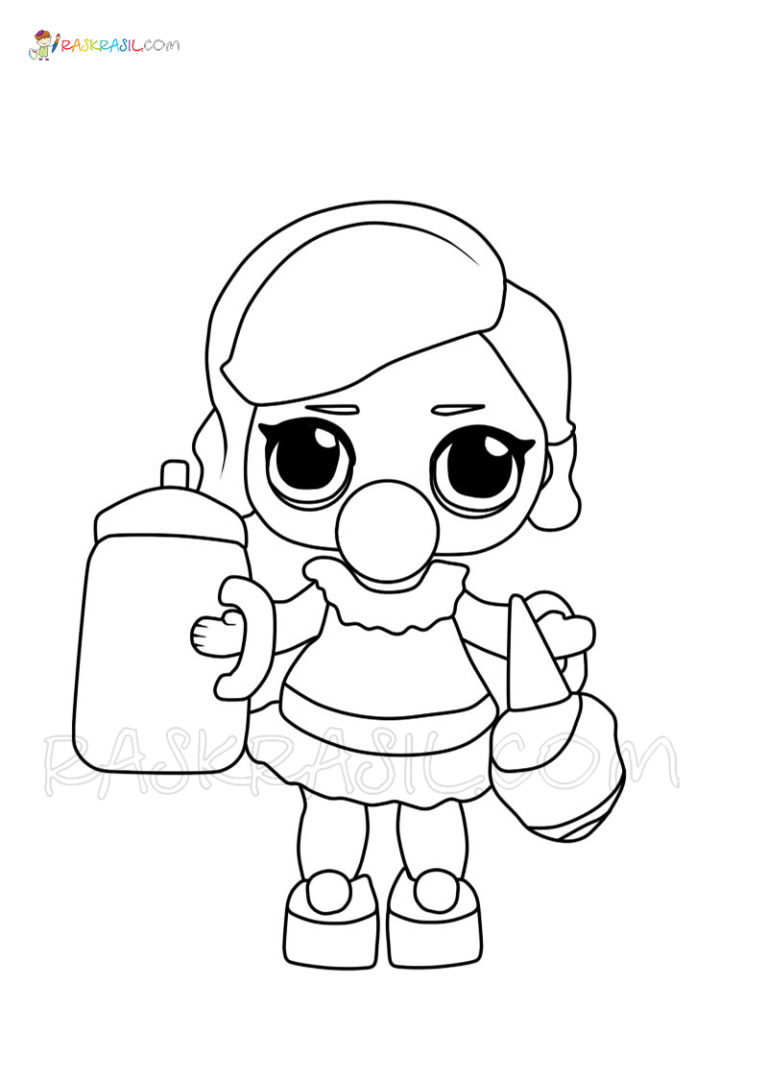 LOL Christmas Coloring Pages | Free Printable of Christmas Dolls