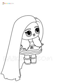 LOL Christmas Coloring Pages | Free Printable of Christmas Dolls