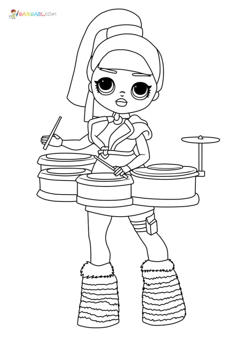 LOL OMG Coloring Pages | Free Printable New Popular Dolls
