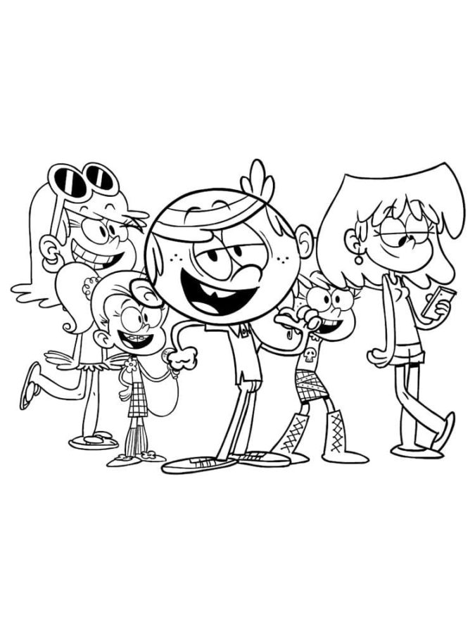 The Loud House Coloring Pages | 100 Pictures Free Printable