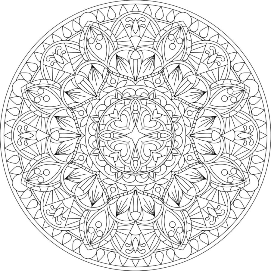 Mandala Målarbilder