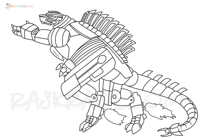 Mechagodzilla Coloring Pages | New Pictures Free Printable