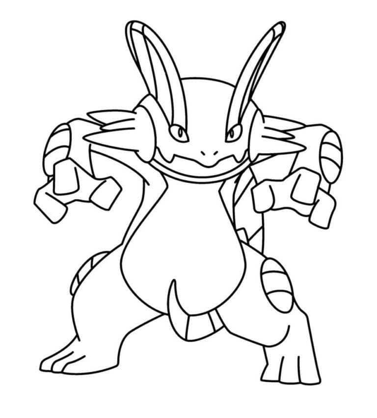 Coloriage Pokemon Mega Evolution à imprimer