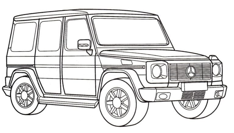 Mercedes Benz Coloring Pages