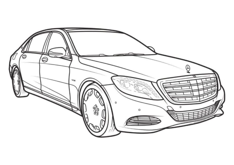 Mercedes Benz Coloring Pages