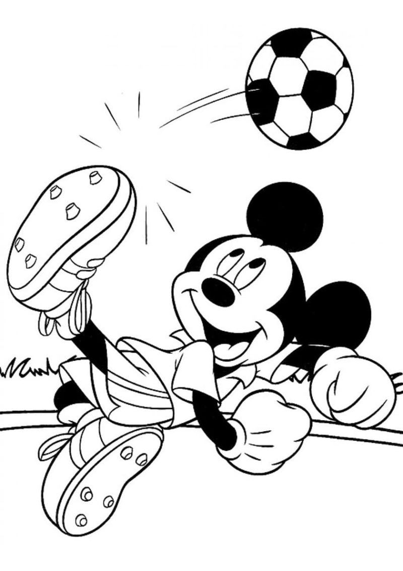 Dibujos de Mickey Mouse para colorear - 100 imágenes para imprimir