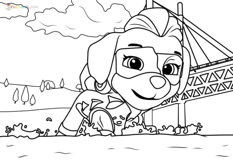 PAW Patrol Mighty Pups Coloring Pages | 60 Pictures Free Printable