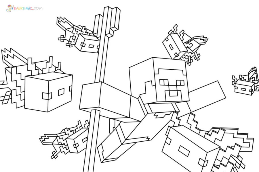 Desenhos de Minecraft para Colorir
