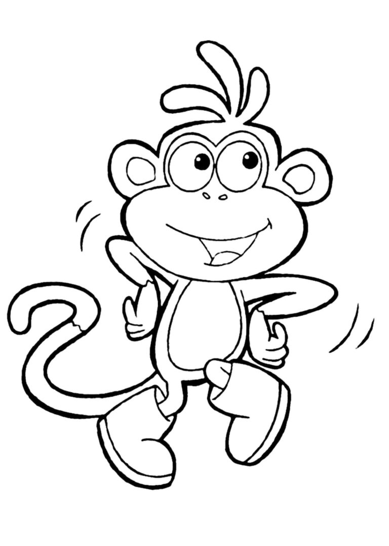 Dibujos de Monos para colorear - 100 imágenes para imprimir gratis