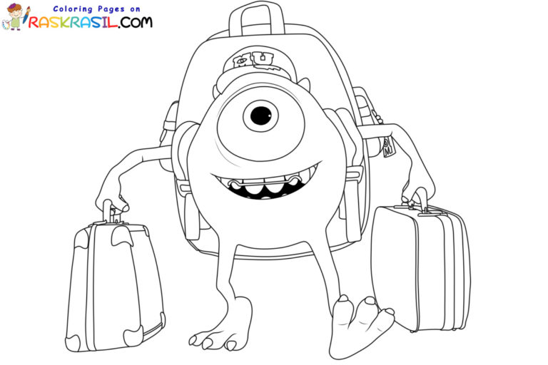 Dibujos de Monster Inc para Colorear