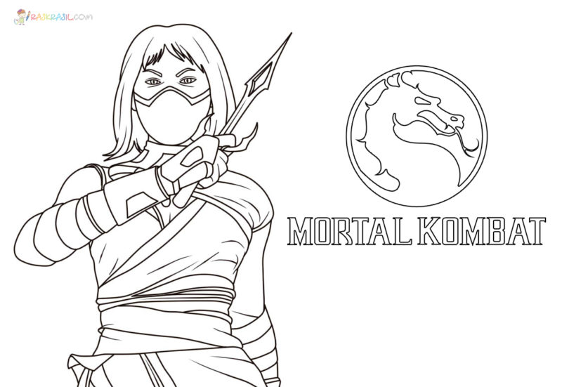 Dibujos de Mortal Kombat para Colorear