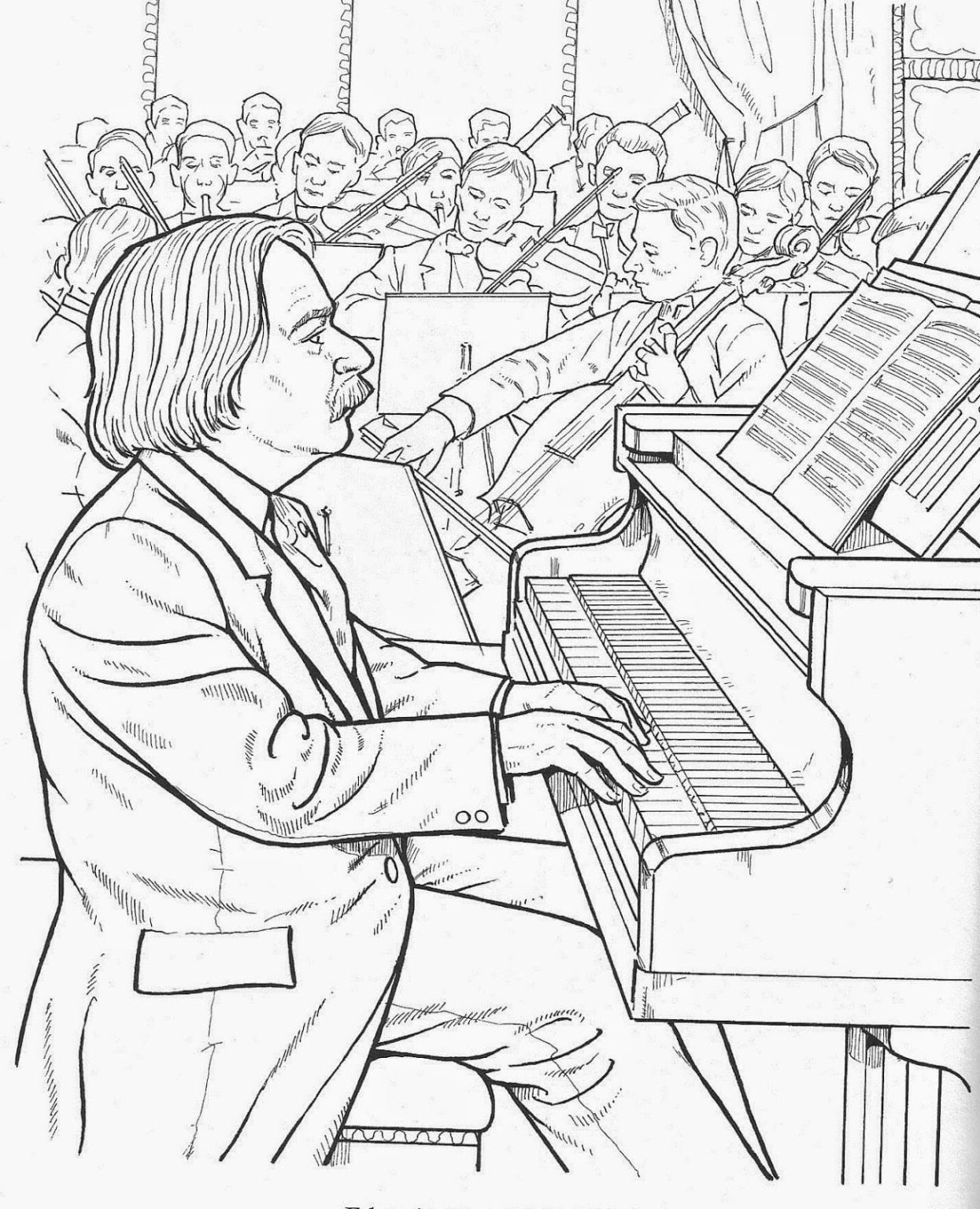 Music Coloring Pages | 100 Pictures Free Printable