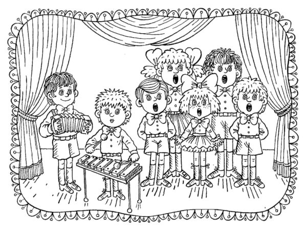 Music Coloring Pages | 100 Pictures Free Printable