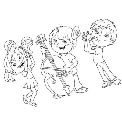 Music Coloring Pages | 100 Pictures Free Printable