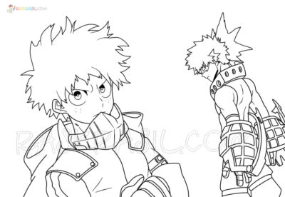 Dibujos De My Hero Academia Para Colorear