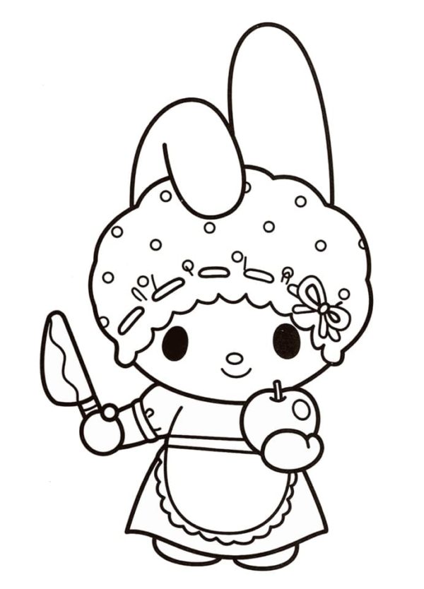 My Melody Coloring Pages