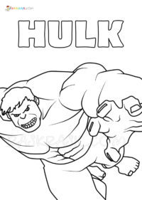 Disegni di Hulk da colorare - 110 immagini per la stampa gratuita