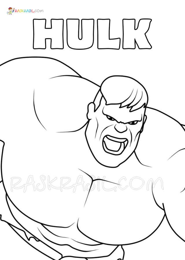 Dibujos de Hulk para colorear - 110 imágenes para imprimir gratis