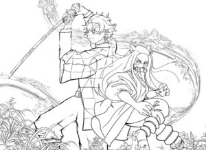 Nezuko Coloring Pages | 65 Picrures Free Printable