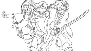 Nezuko Coloring Pages | 65 Picrures Free Printable