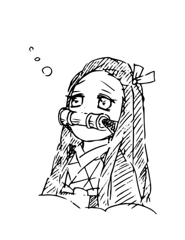 Nezuko Coloring Pages | 65 Picrures Free Printable