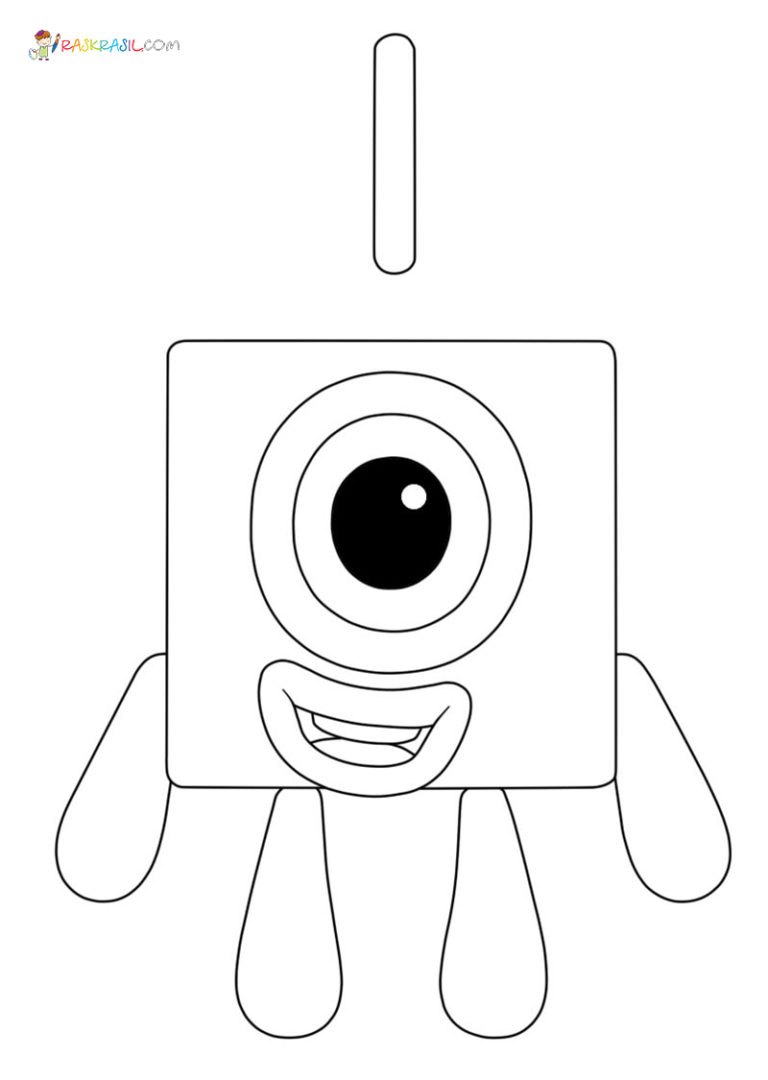 Numberblocks Coloring Pages | All Main Characters Free Printable