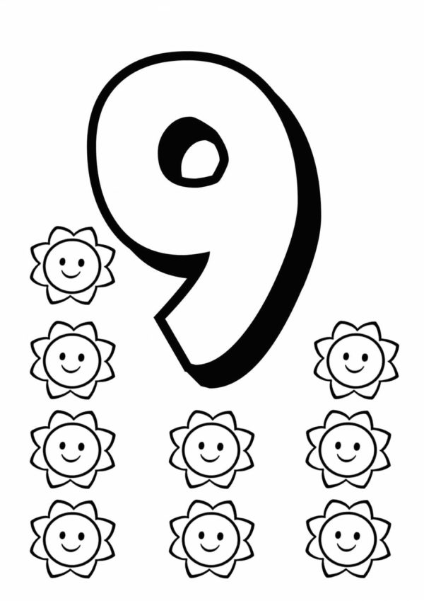 Numbers Coloring Pages
